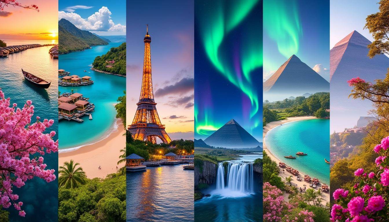 : 10 destinations de rêve à ne surtout pas manquer 🌍 ️